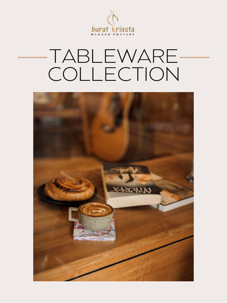 Tableware Catalog - Burat Kriasta | PDF | Pottery | Clay