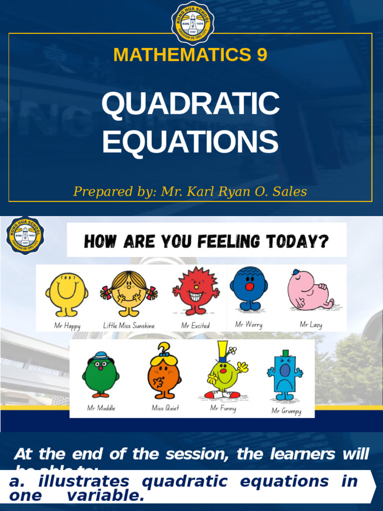 Understanding Quadratic Equations | PDF | Quadratic Equation | Equations