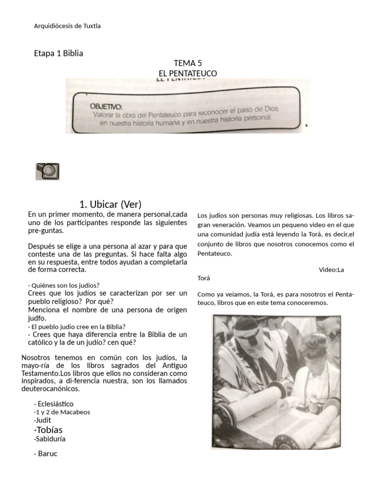 Tema 4-6 Libro 2 | PDF | Tora | Libro del éxodo