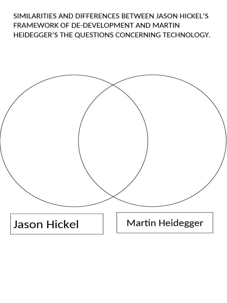 Similarities and Differences Between Jason Hickel | PDF