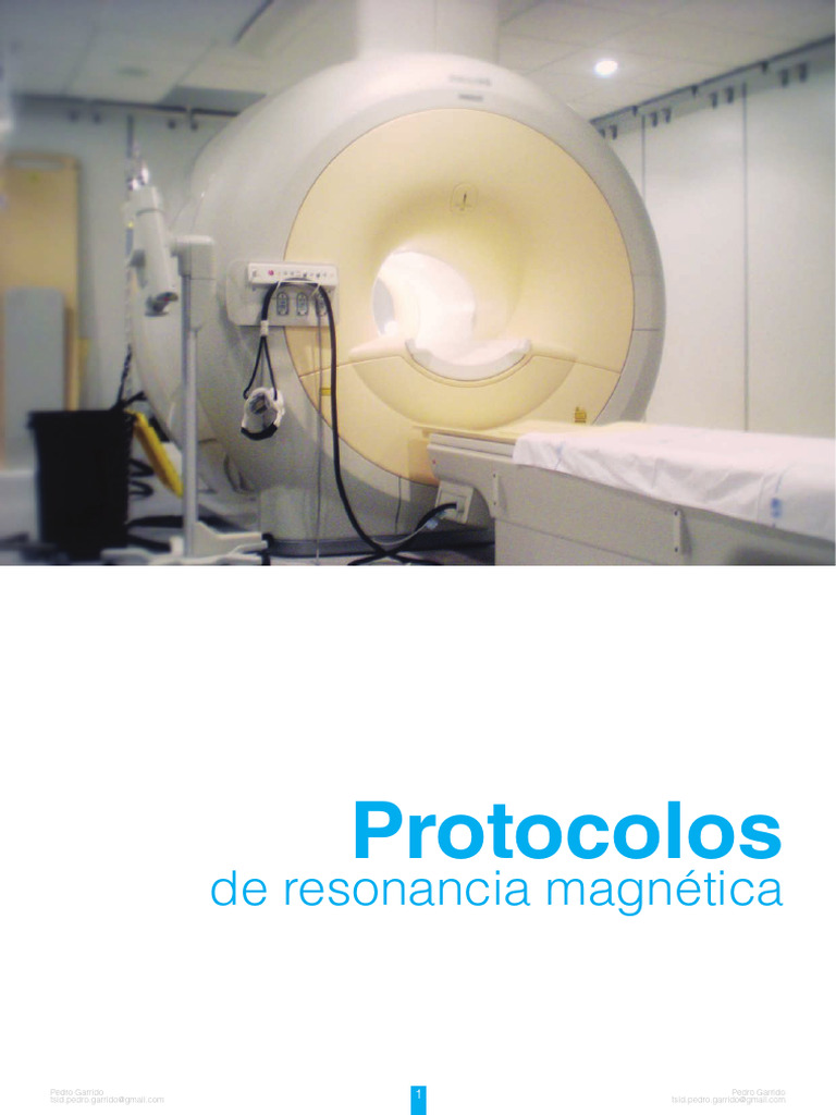 Protocolos RM | PDF | Imagen de resonancia magnética