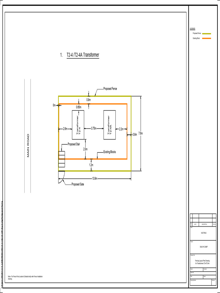 Fencing Layout Plan | PDF