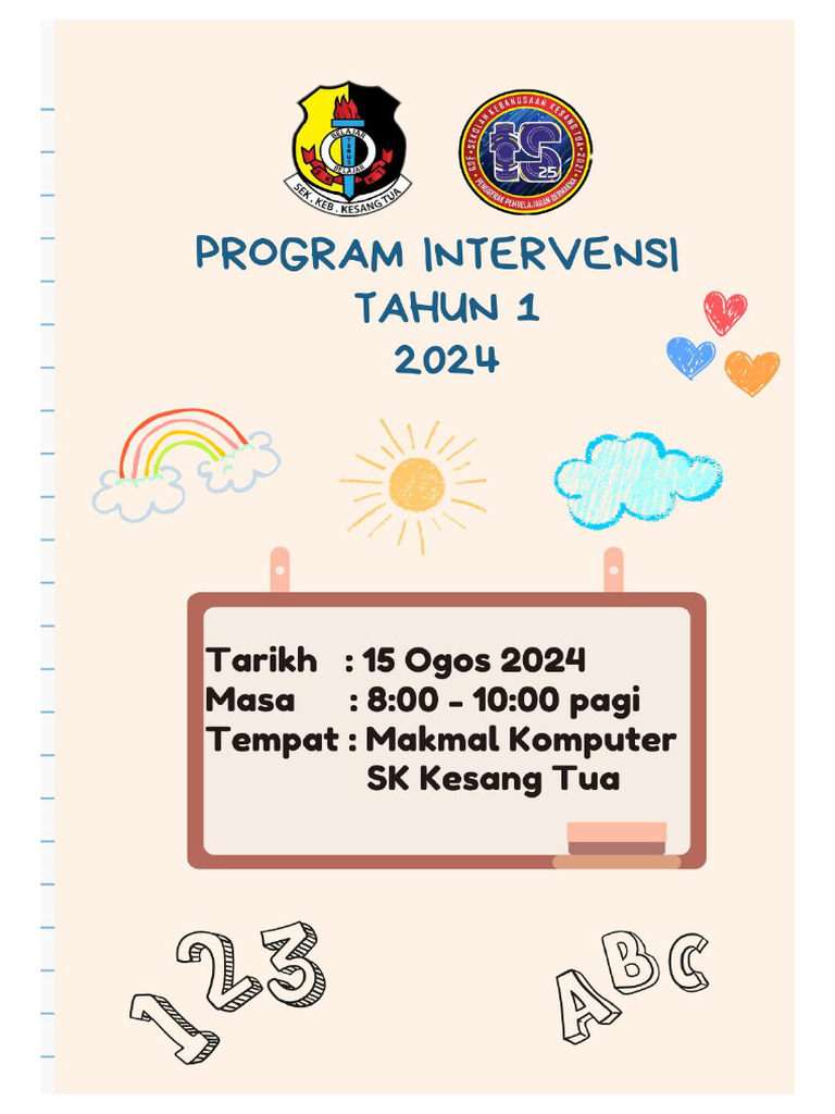 Buku Program Intervensi Tahun 1 | PDF