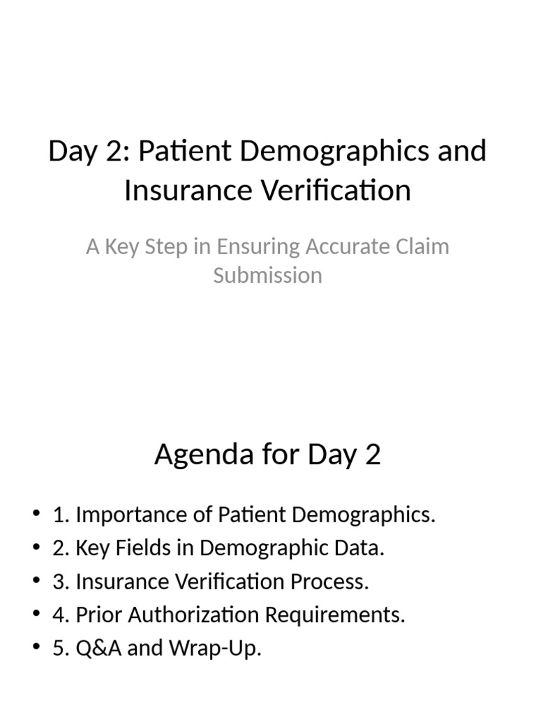 RCM Training Day 2 | PDF