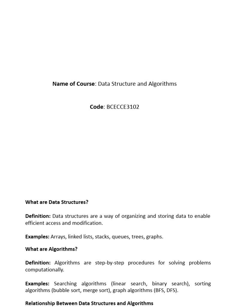 DSA unit 1 | PDF | Pointer (Computer Programming) | Time Complexity DSA unit 1 | PDF | Pointer (Computer Programming) | Time Complexity
