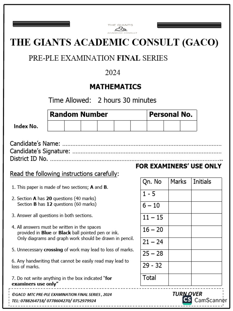 MTC Series 3 Lower.... 222222 | PDF | Mathematics