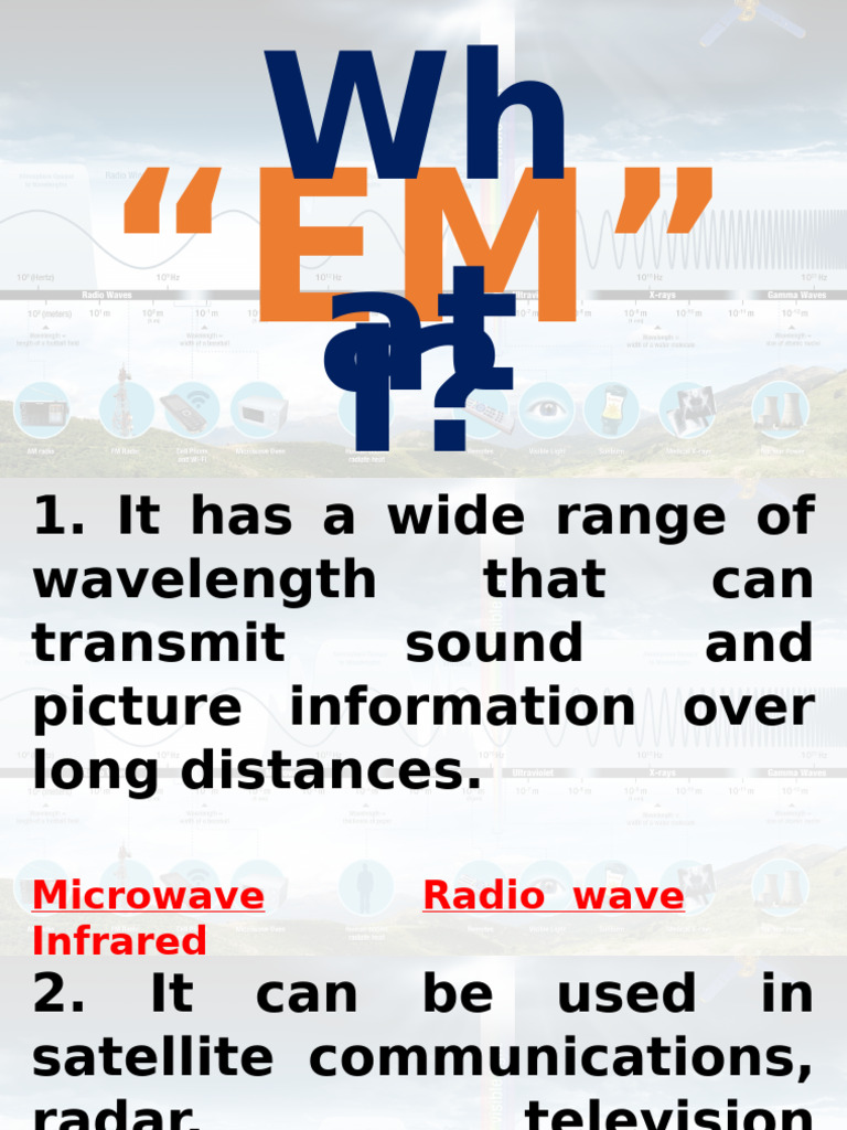 EM Wave Summary QUiz | PDF | Electromagnetic Spectrum | Electromagnetic ...