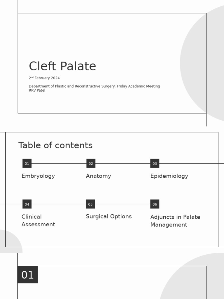 Cleft Palate | PDF | Medical Specialties | Human Head And Neck