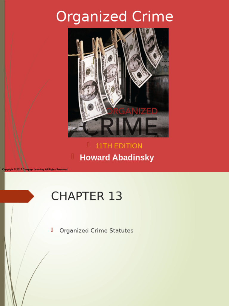 Ch13 - Transnational Organized Crime - Statue | PDF | Racketeer ...