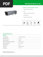 Datasheet - VIP 5460 LPR IA - Site | PDF | Câmera | Protocolo de ...