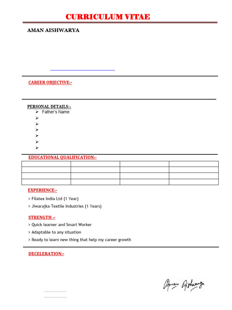 Aman Resume 11 | PDF