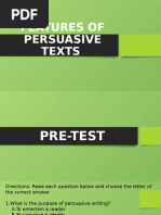 Key Language Features in Persuasive Texts | PDF | Word | Adjective