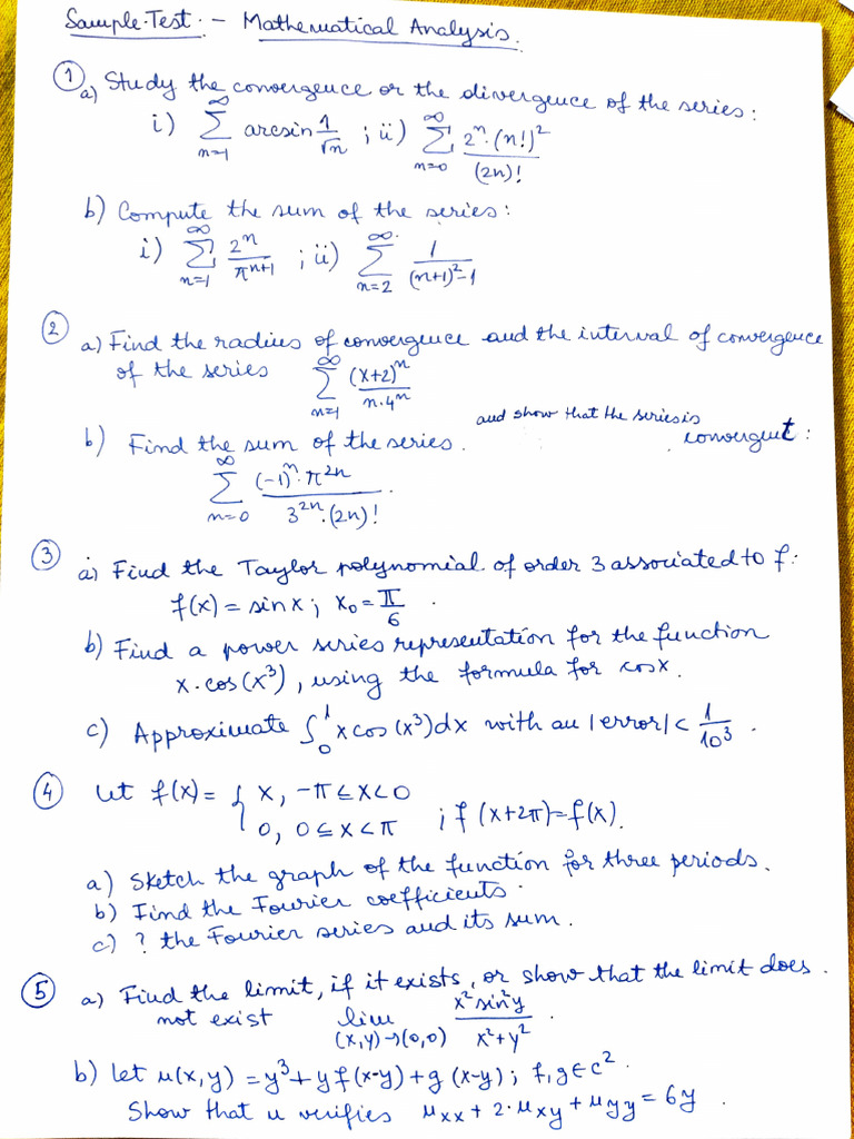 Sample Test-Partial Exam | PDF