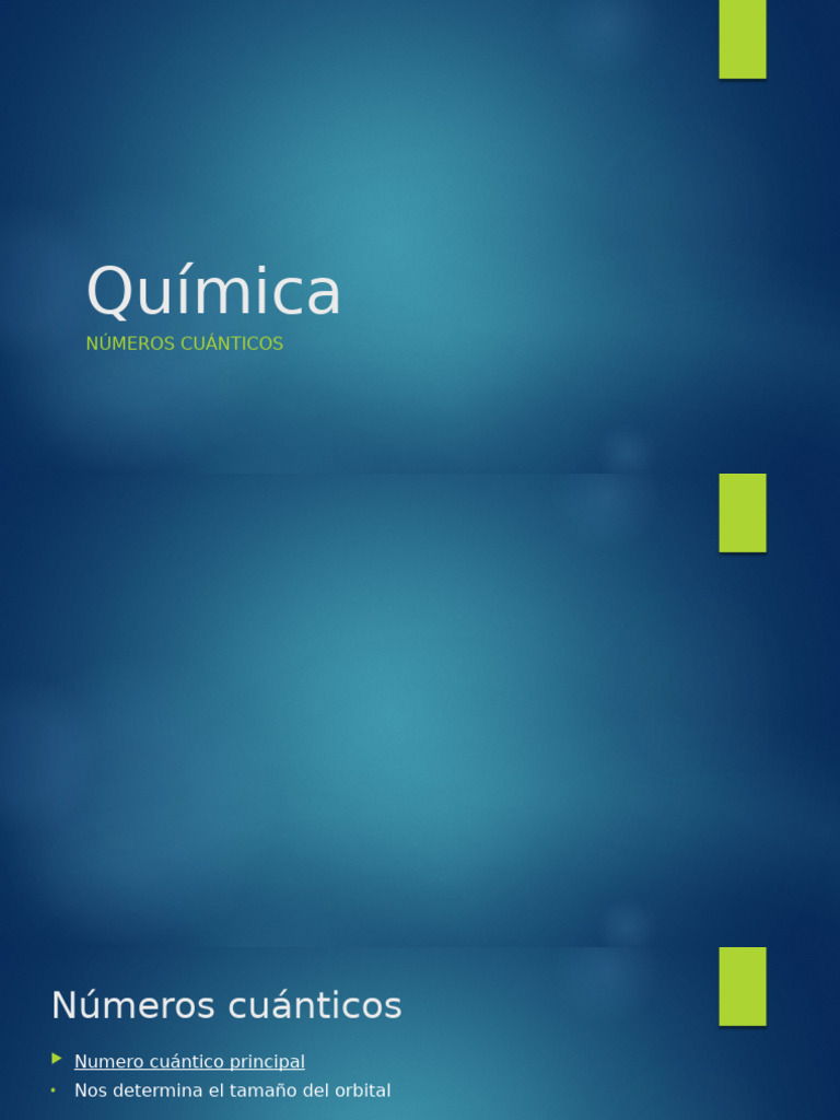 Numeros Cuanticos | PDF
