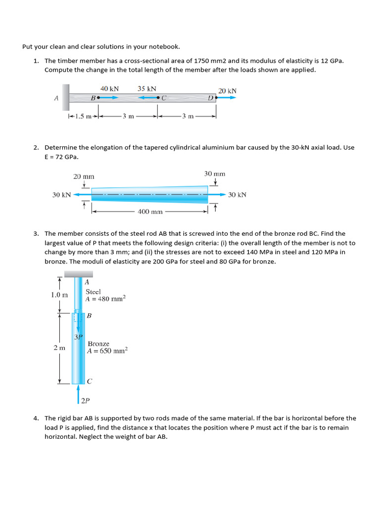 Activity No 2 Axial Deformation | PDF