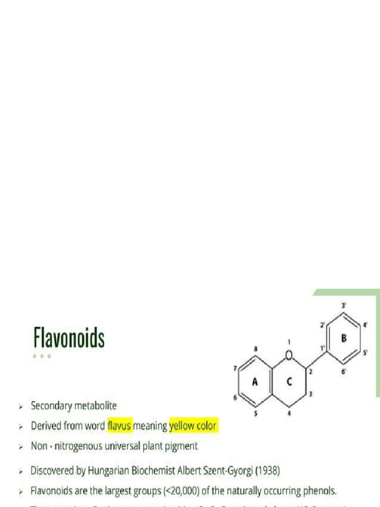 Flavonoids | PDF