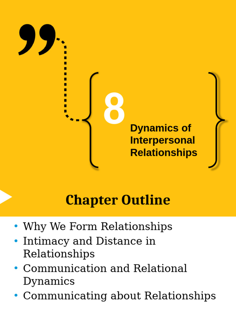 PPT_Chapter8 | PDF | Intimate Relationships | Interpersonal Communication