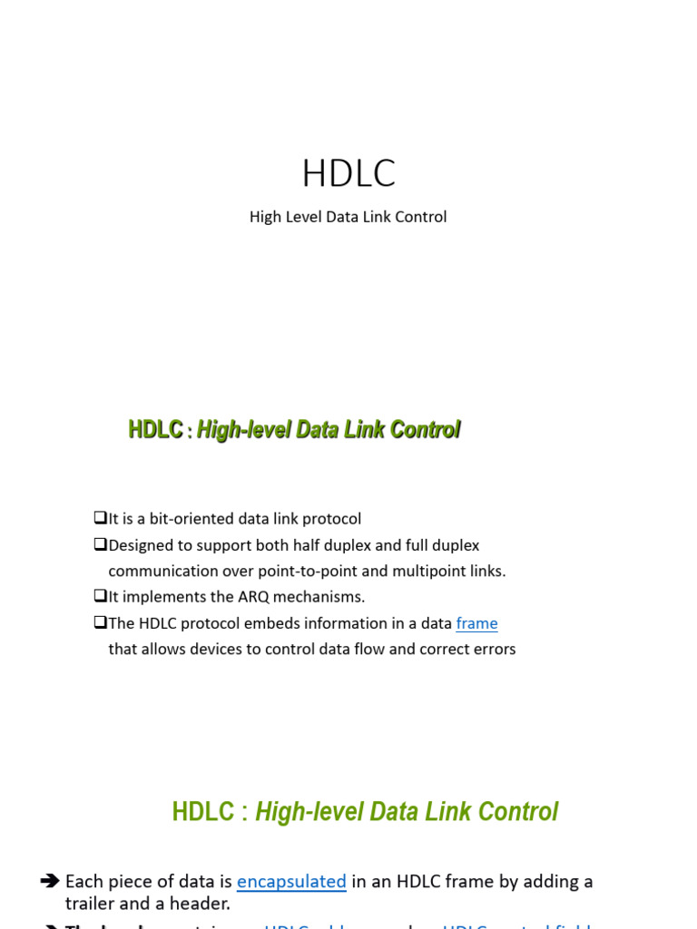 2024 HDLC | PDF | Data Transmission | Computer Data