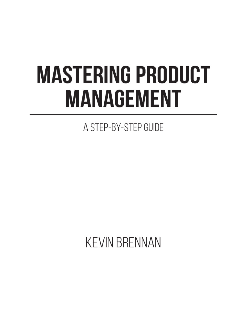 Mastering Product Managemenerpt | PDF | Profit (Economics) | Innovation
