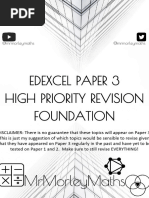 Edexcel GCSE Paper 2 Revision Topics | PDF | Area | Trigonometry