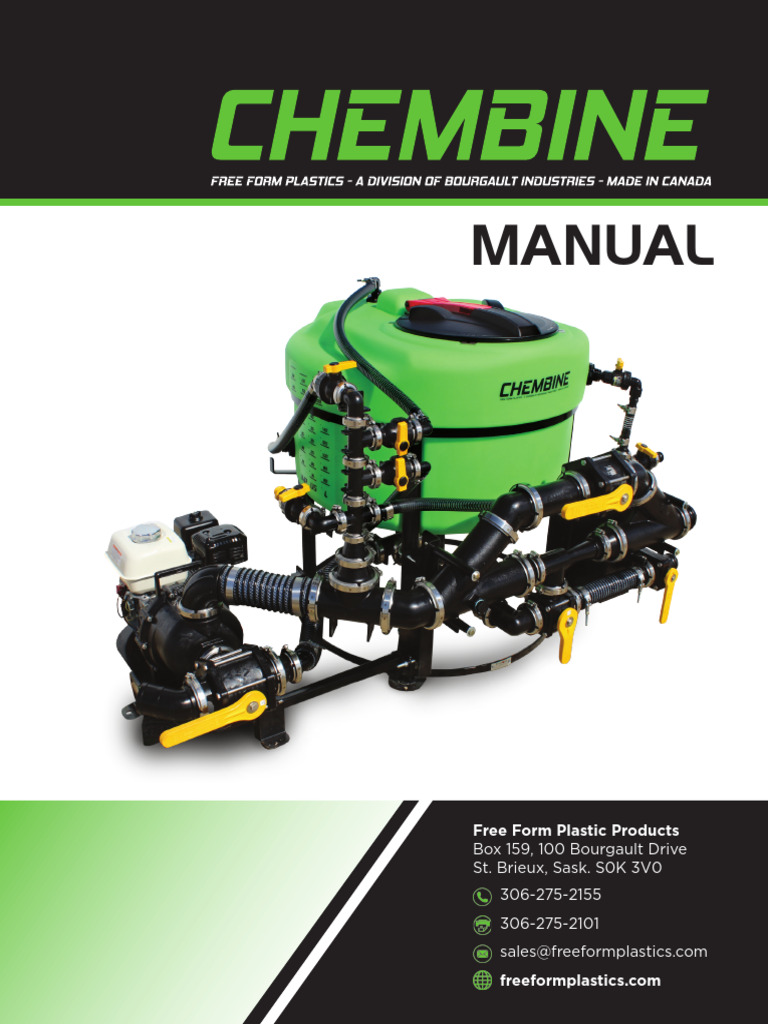 Chembine Manual Proof | PDF | Pump | Valve