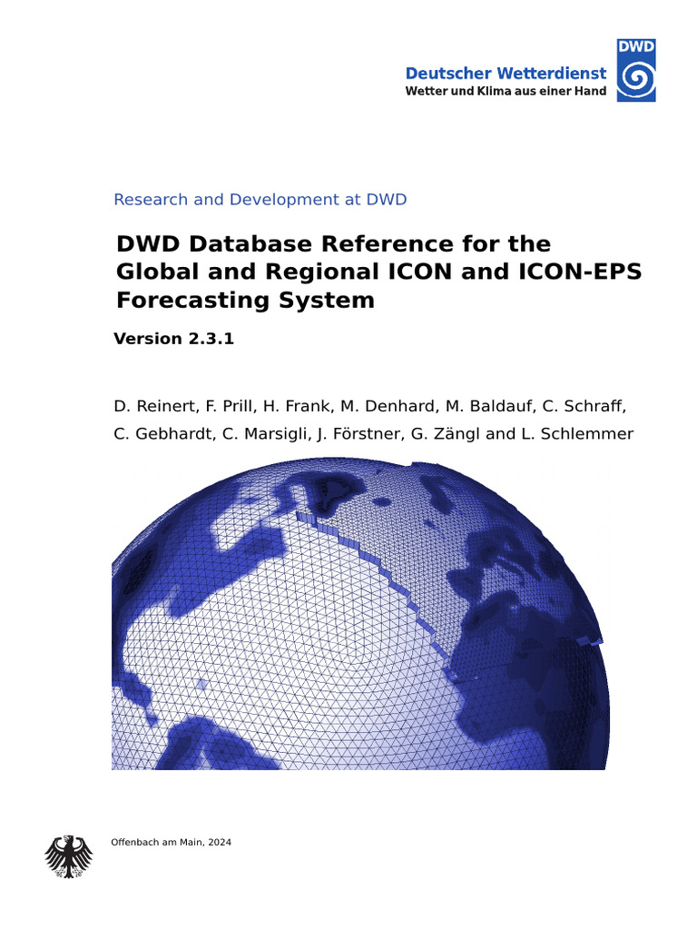 Icon Database Main | PDF | Numerical Weather Prediction | Area