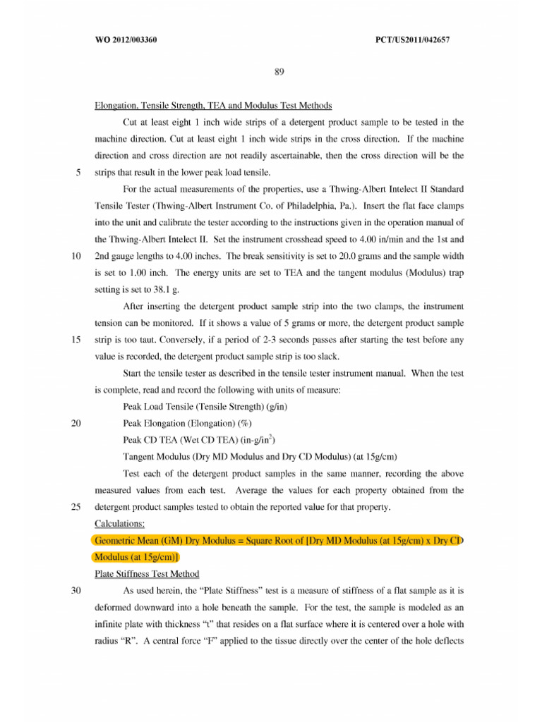 Elongation Test Method | PDF