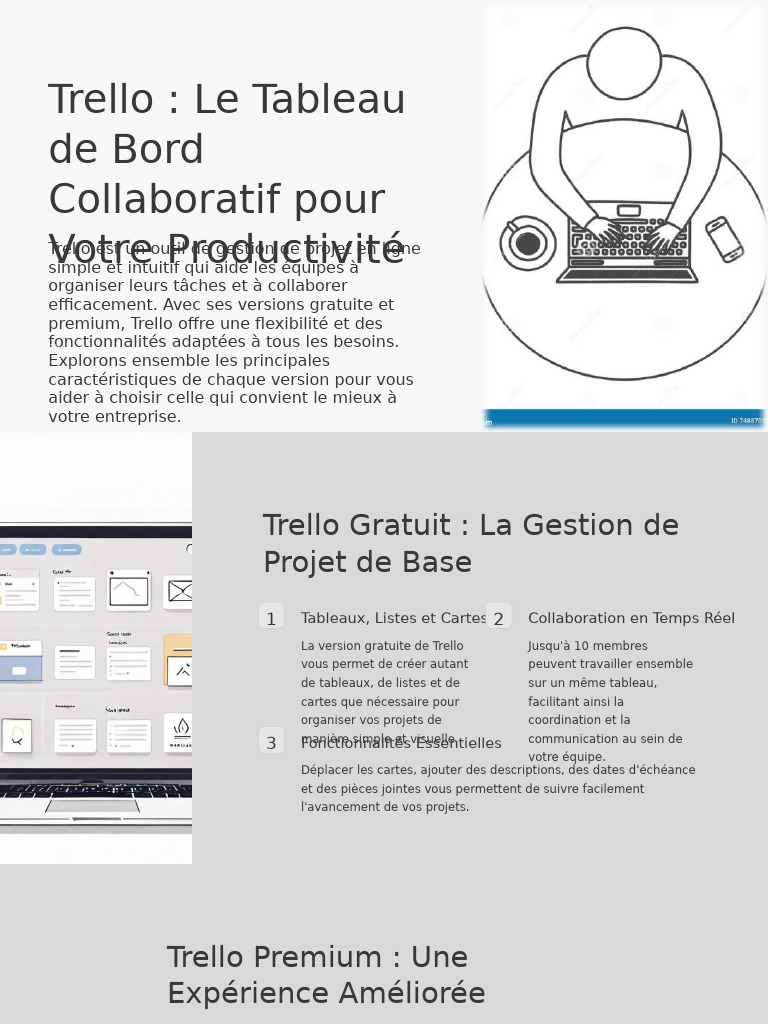 Trello : Guide des Versions Gratuit et Premium | PDF | Gestion de ...
