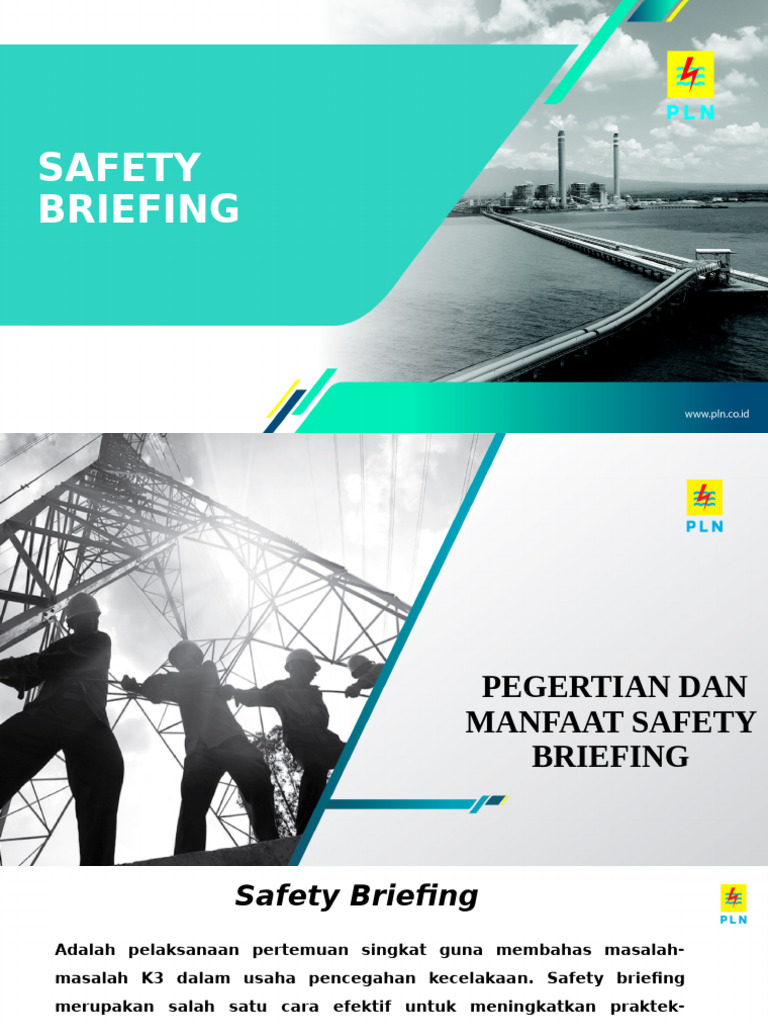 Pentingnya Safety Briefing | PDF | Teknologi & Rekayasa