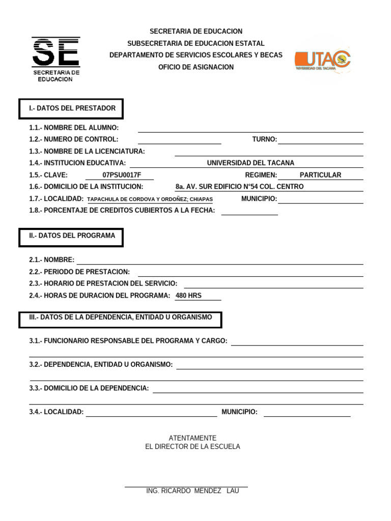 Servicio Social Utac. | PDF | Crecimiento personal y profesional