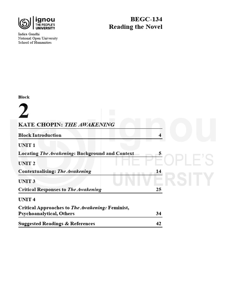Kate Chopin S The Awakening Guide Pdf The Awakening Chopin Novel