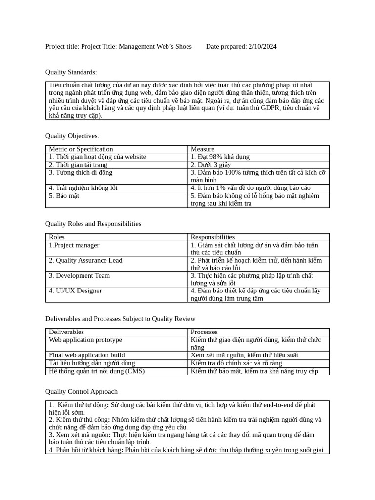 8 QMP | PDF
