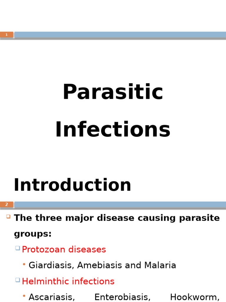 Parasitic Diseases | PDF | Malaria | Causes Of Death