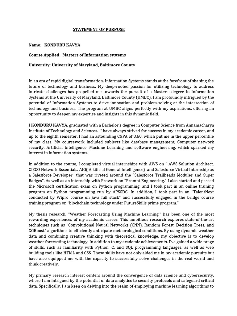 Konduru Kavya Sop Umbc - Is | PDF | Object (Computer Science) | Computer Security