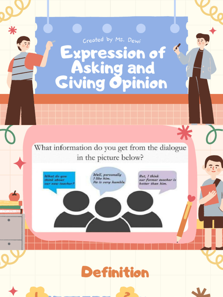 Asking and Giving Opinion | PDF