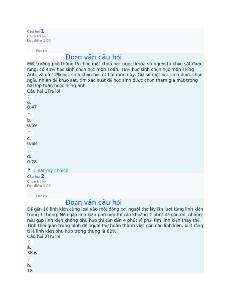 Practice w3 - w4 | PDF