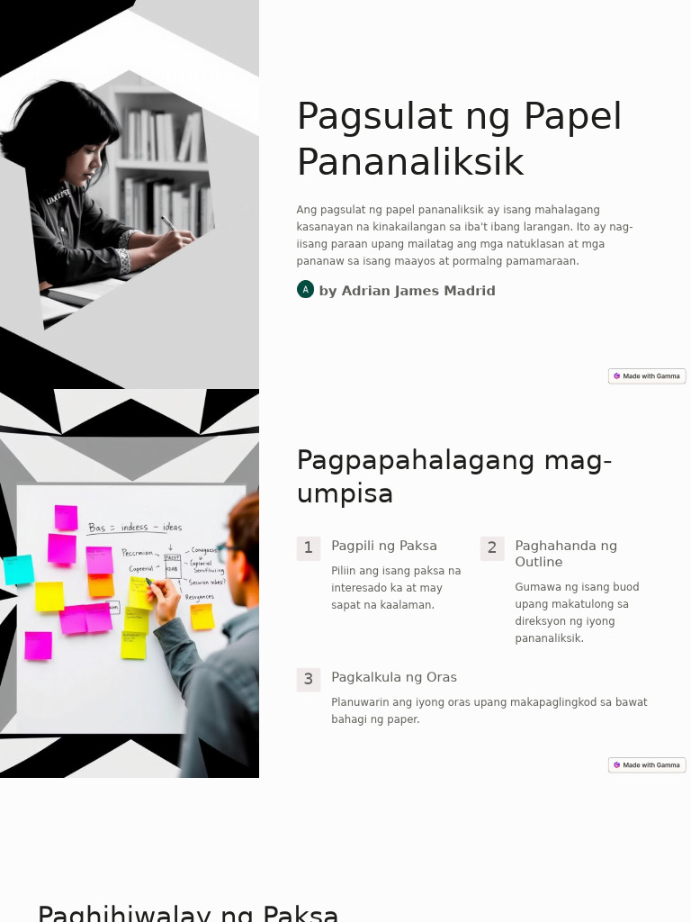 Pagsulat NG Papel Pananaliksik | PDF