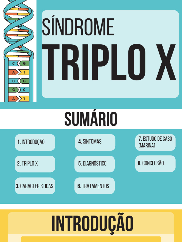 Sindrome Do Triplo X | PDF | Gravidez | Epilepsia