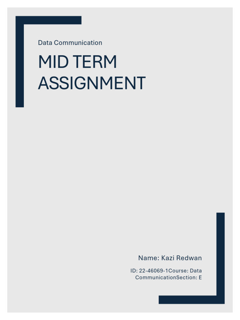 22-46069-1 DTC E Assignment Mid | PDF | Technology & Engineering