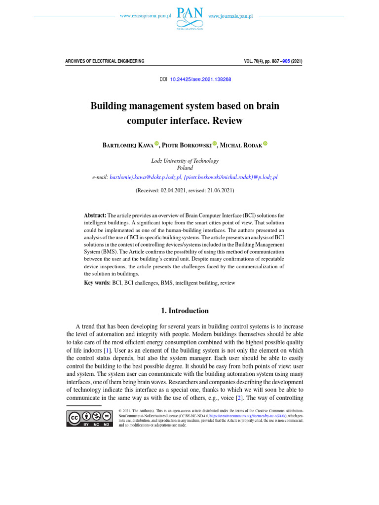 Building Management System Based On | PDF | Building Automation ...