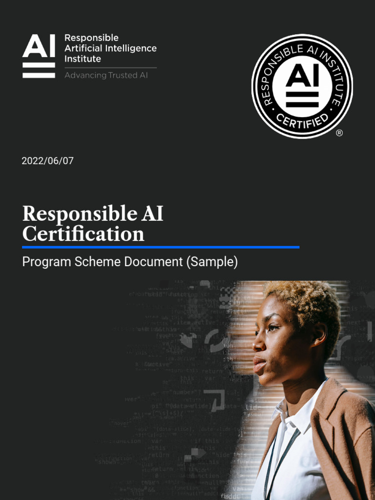 RAI Certification Program Scheme Document 3 | PDF | Artificial Intelligence | Intelligence (AI ...