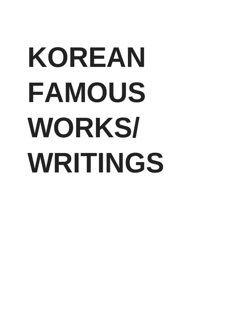 Korean-Lit | PDF