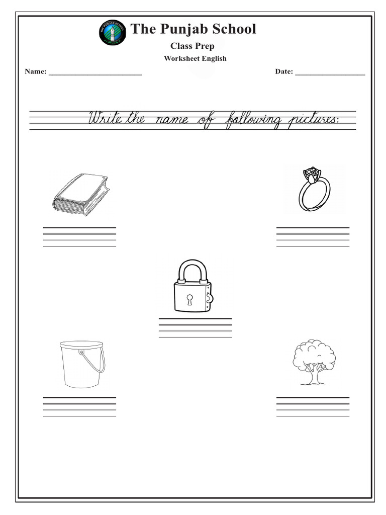 Prep Work Sheet Eng | PDF
