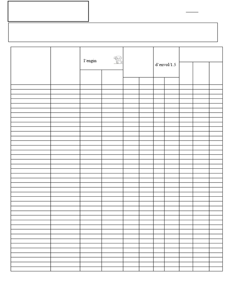 Fiche d'observation lancer de poids | PDF