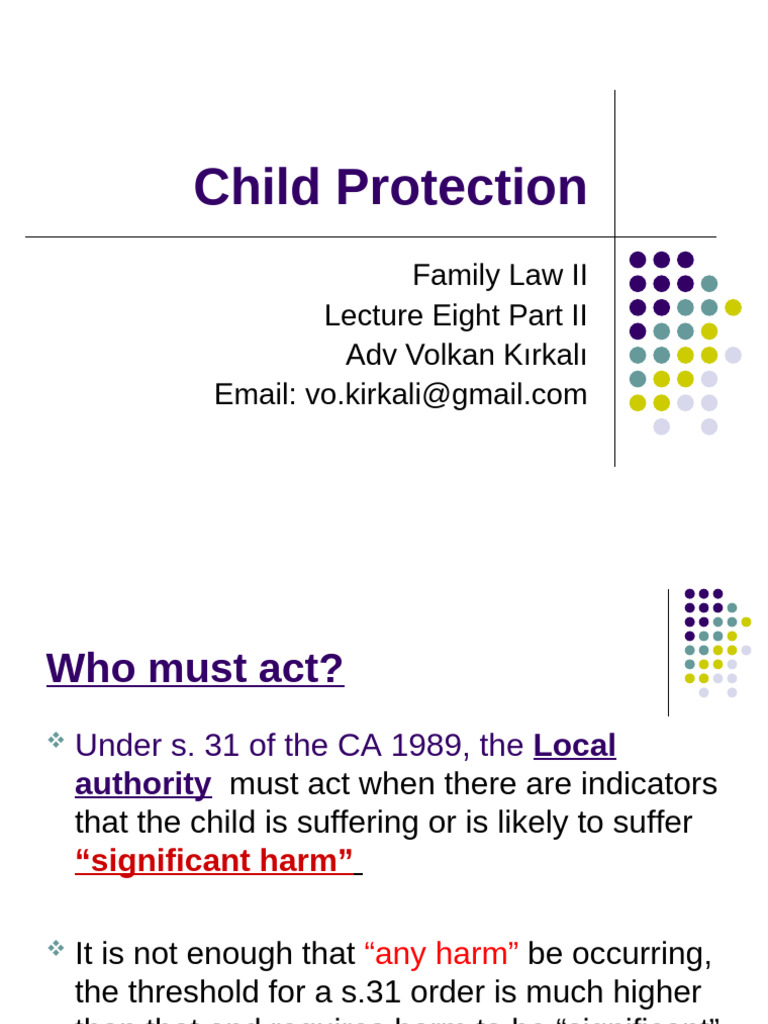 Understanding Child Protection Laws | PDF | Child Protection | Child ...