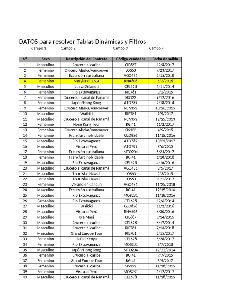 FILTROS Y TABLAS DINAM Clase OFIMATICA Ing Civil 2024 1 MARTINEZ LEON SEBASTIAN JOSUHA | PDF