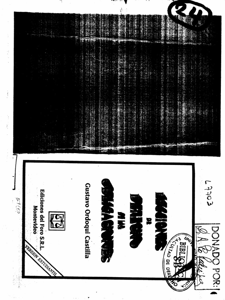 Ordoqui. Lec. D. de Las Oblig | PDF