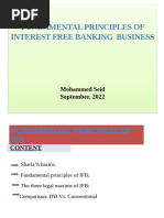 IFB Training Material | PDF | Islamic Banking And Finance | Interest