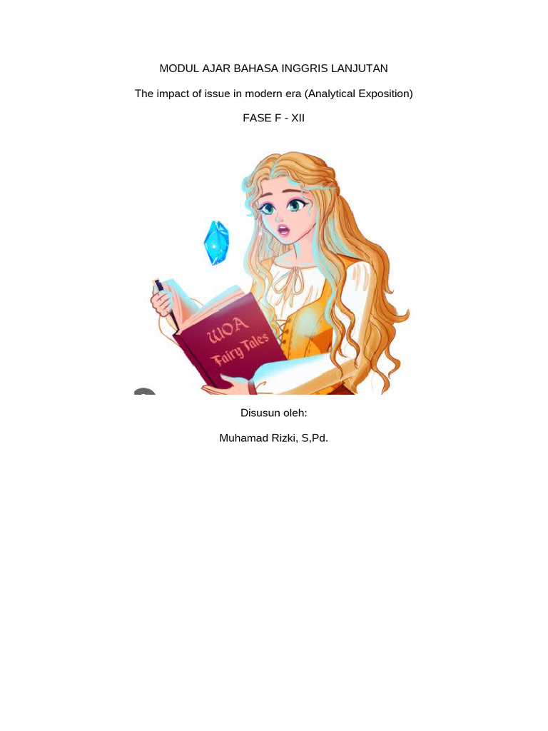 Modul Ajar Bahasa Inggris Lanjutan Fairy Tales | PDF