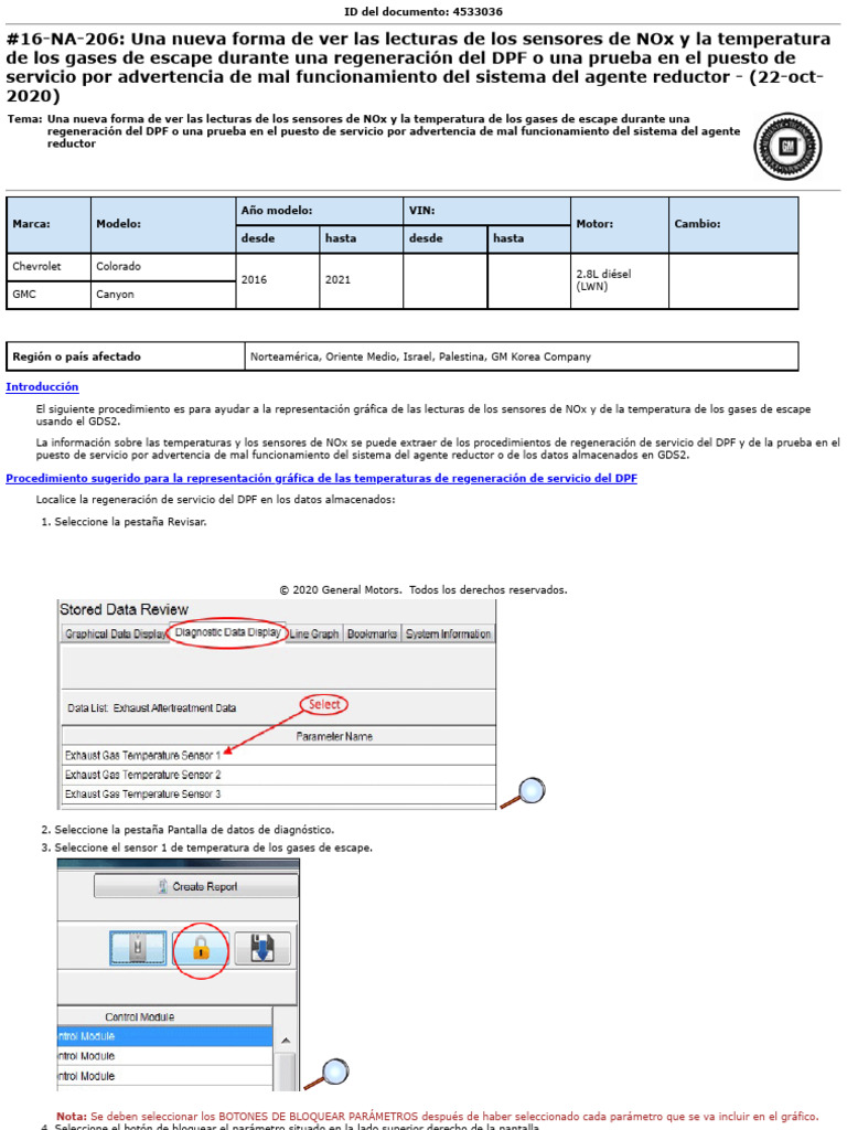 #16-NA-206 Una Nueva Forma de Ver Las Lecturas de Los Sensores de NOx | PDF